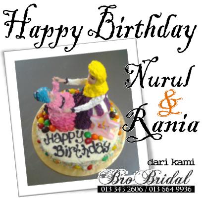 Bro Bridal: HAPPY BIRTHDAY RANIA