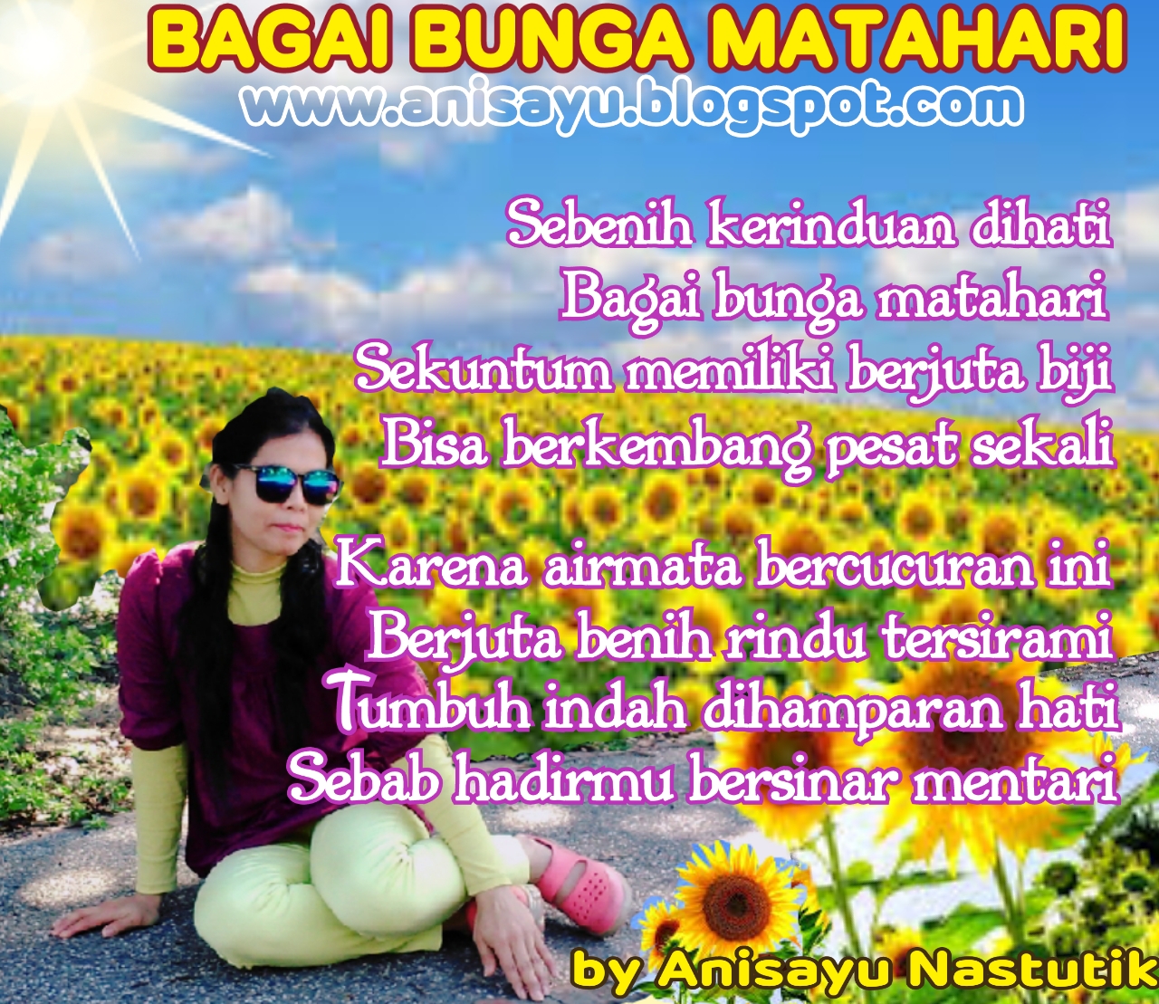 60+ Kumpulan Puisi Puisi Bunga Matahari