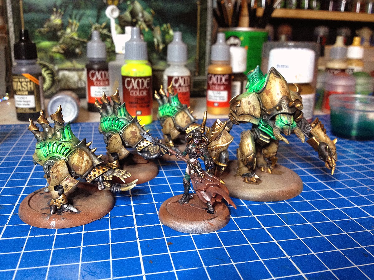 GrandZombie's Miniature Painting Blog: Cryx battlegroup part 2
