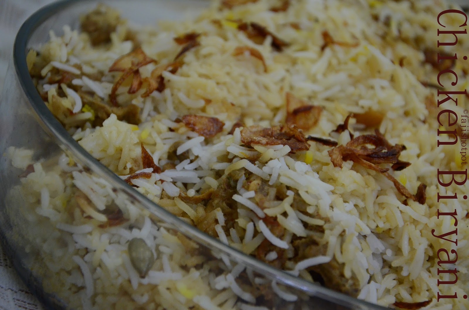 Faji's Hot Pot: Chicken Biryani