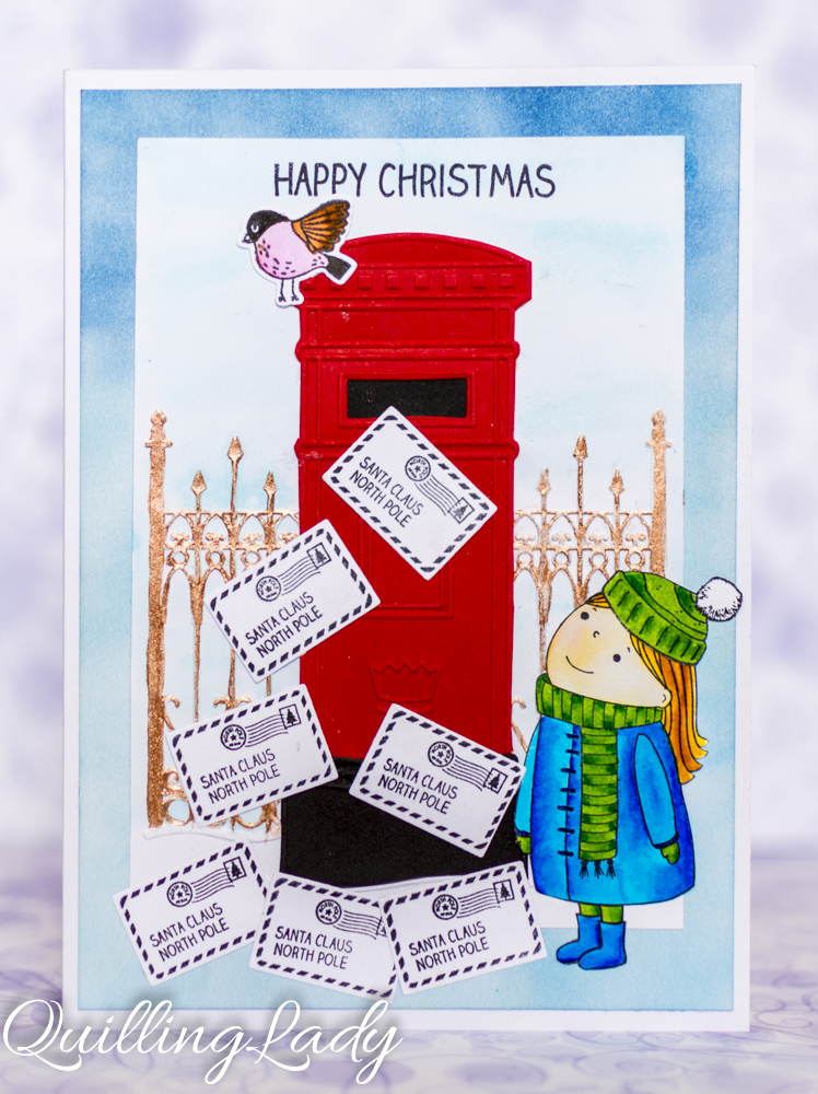 Quilling Lady: Christmas Post Box cards
