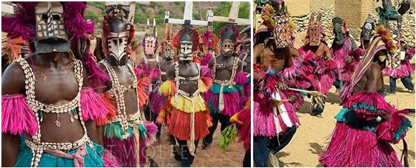 My make-up journey: Researching Different Tribes- Colours and Materials