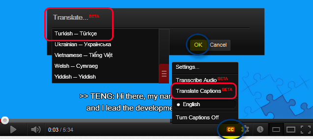 YouTube Türkçe dil çeviri butonu nasıl kullanılır - ADSENSE