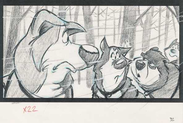 Living Lines Library: Balto (1995) - Storyboards