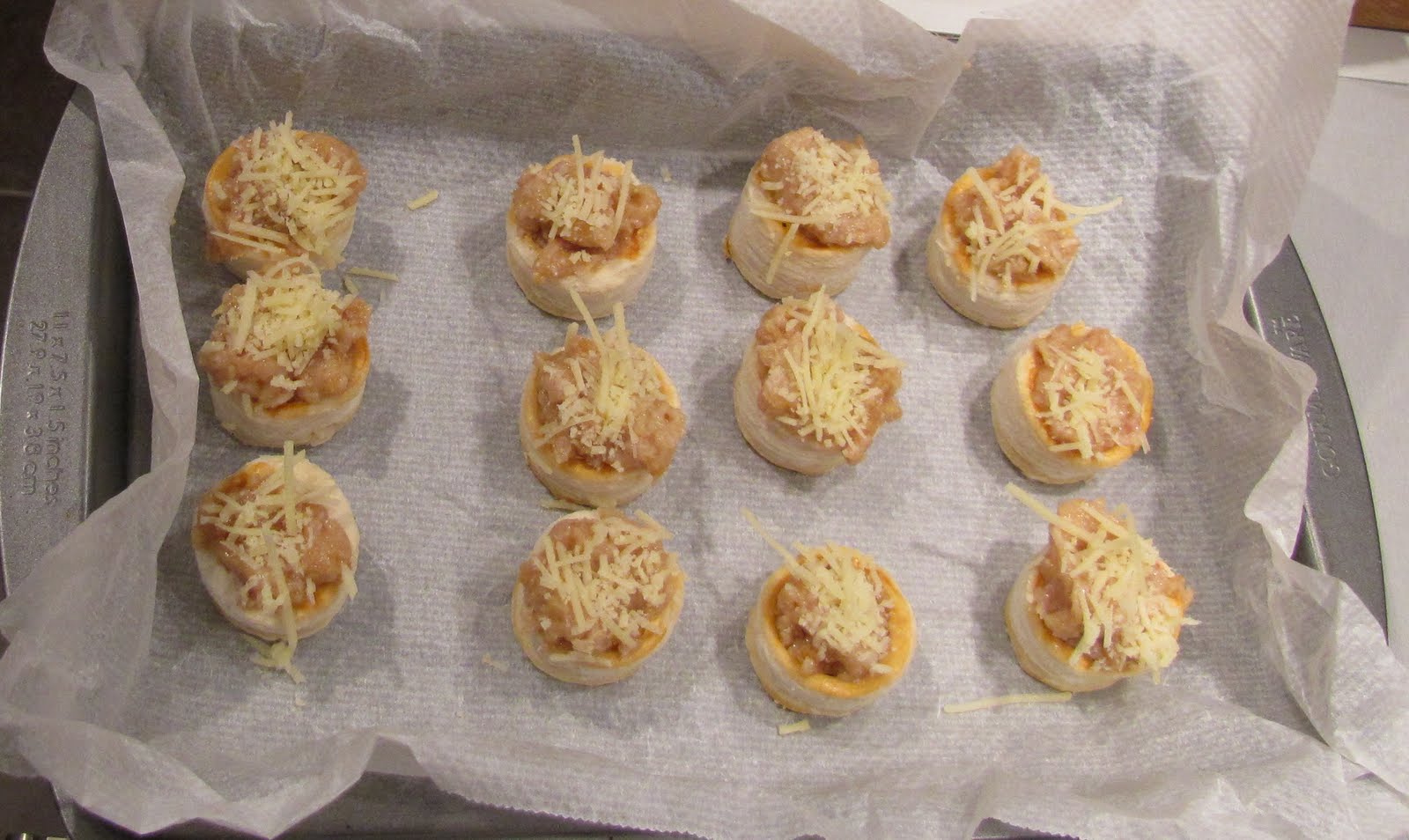 Desde la Cocina de Niu: Canapes de Pollo, Jengibre y Queso (Voulevant ...