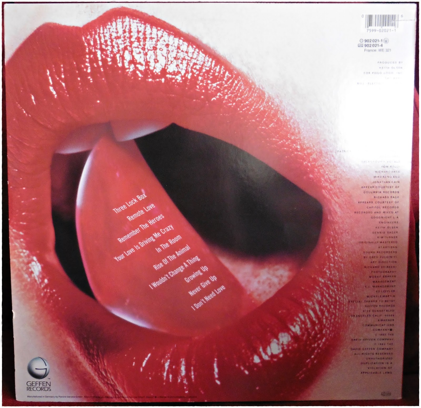 Sammy Hagar – Three lock box (Geffen records – 1982)