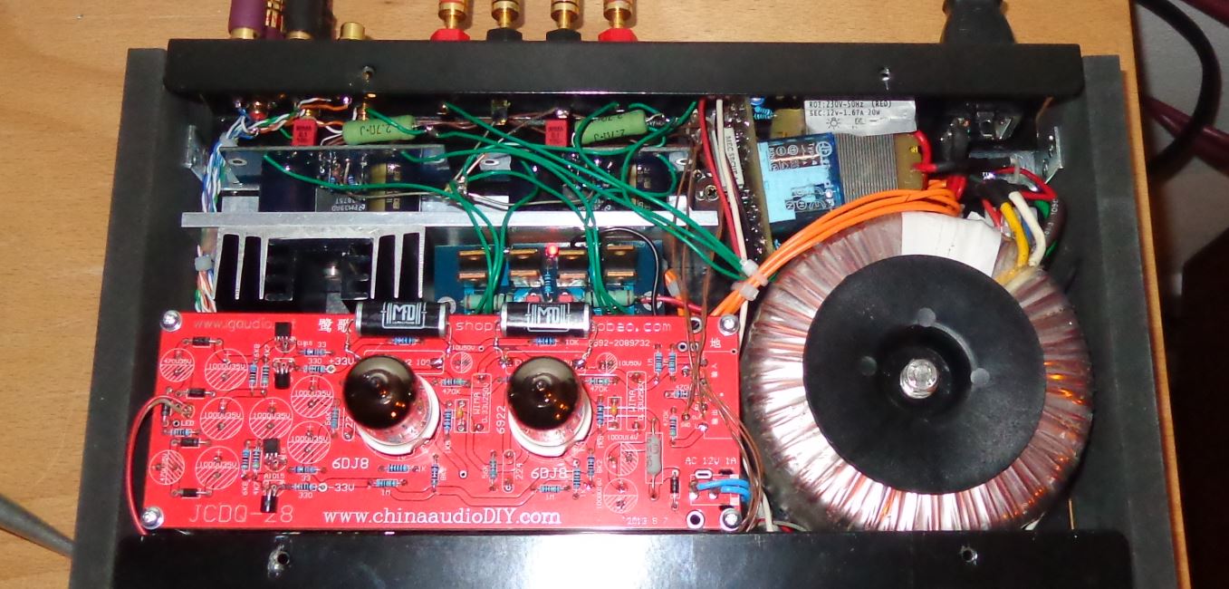 LM3875 chipamp with X-10D tube buffer