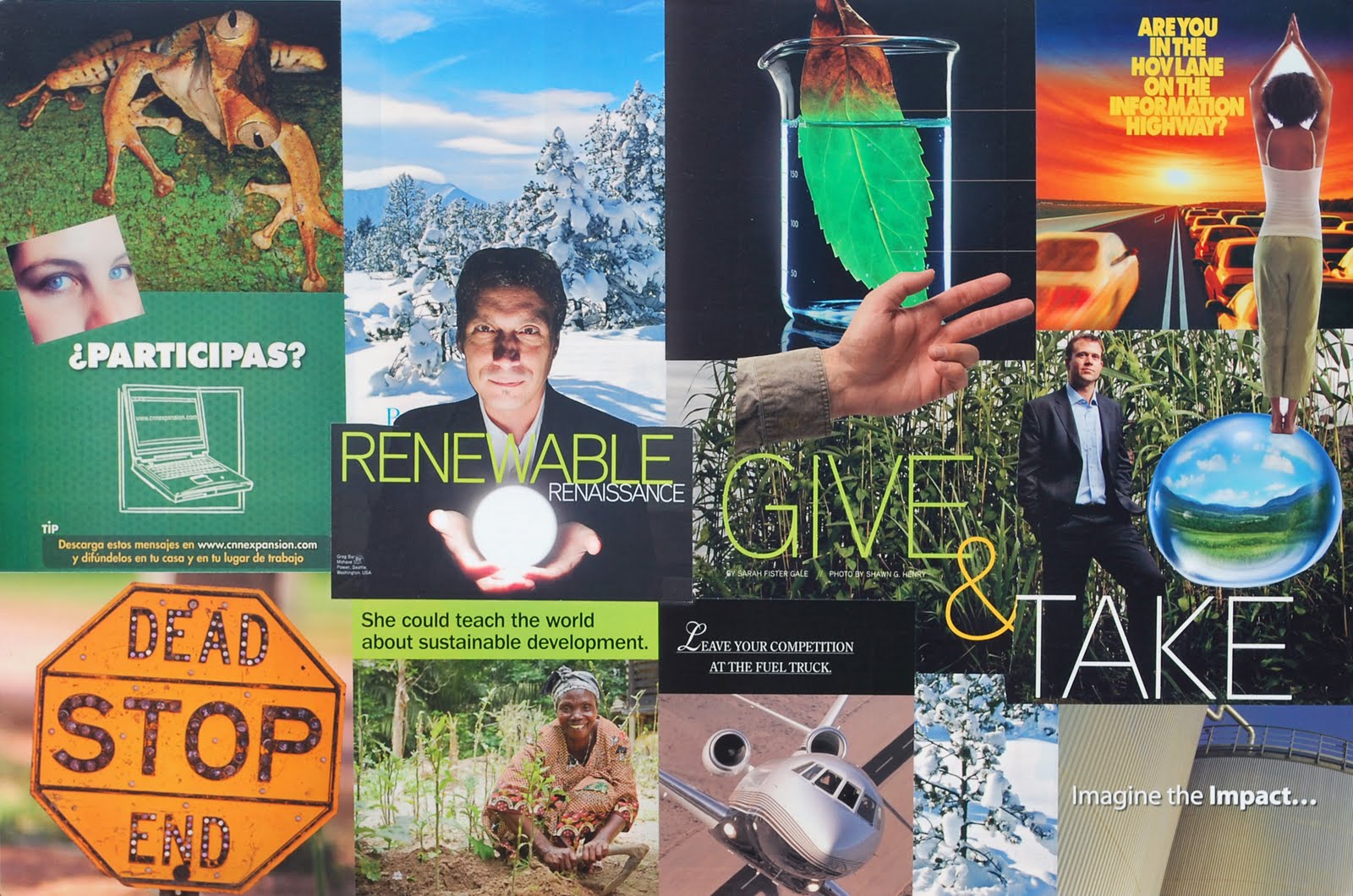 Dream Collage Art: Energy series