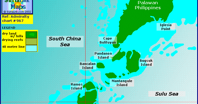 Xena: the Warrior Princess: Into the Balabac Strait, between Sabah and ...