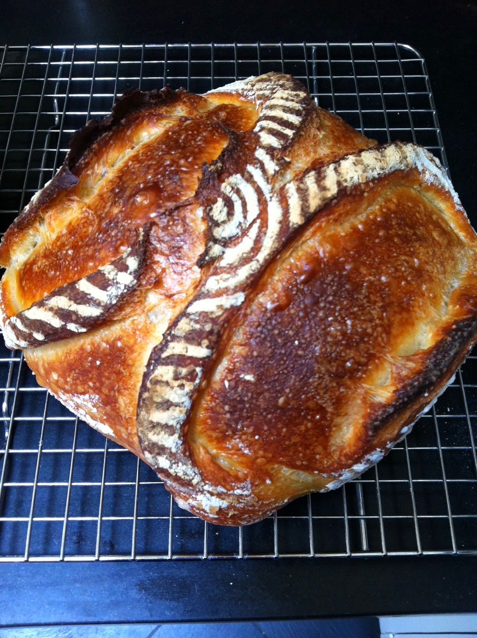 Dueling Margaritas: Crackling Artisan Bread