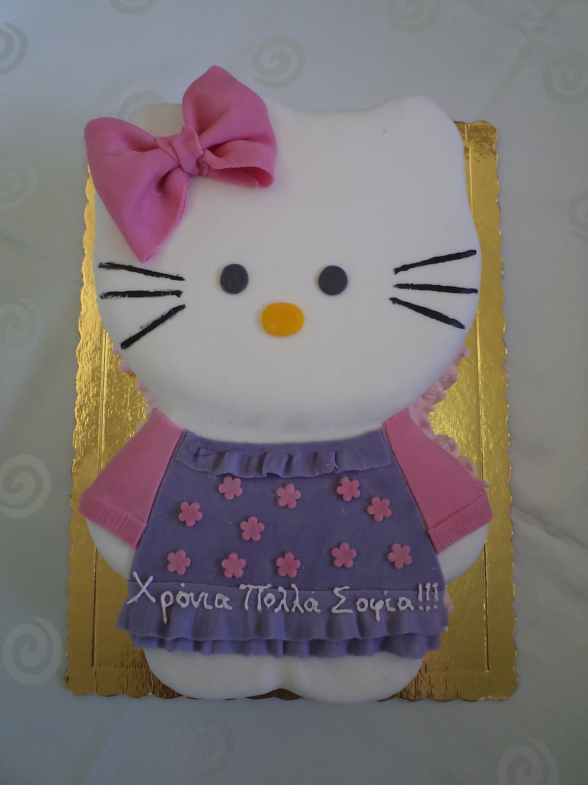 ΤΟ ΠΛΕΧΤΟ ΜΠΙΣΚΟΤΟ: ΤΟΥΡΤΑ HELLO KITTY