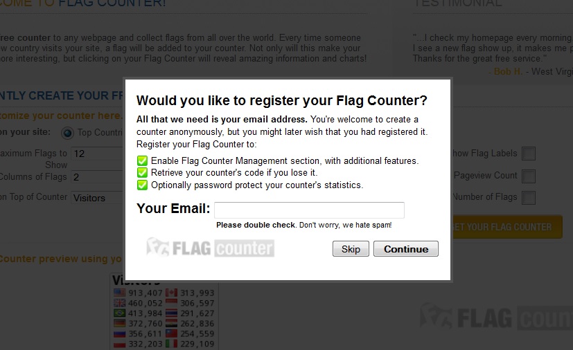 Flag Counter Widget For Blogger | Blog Genes