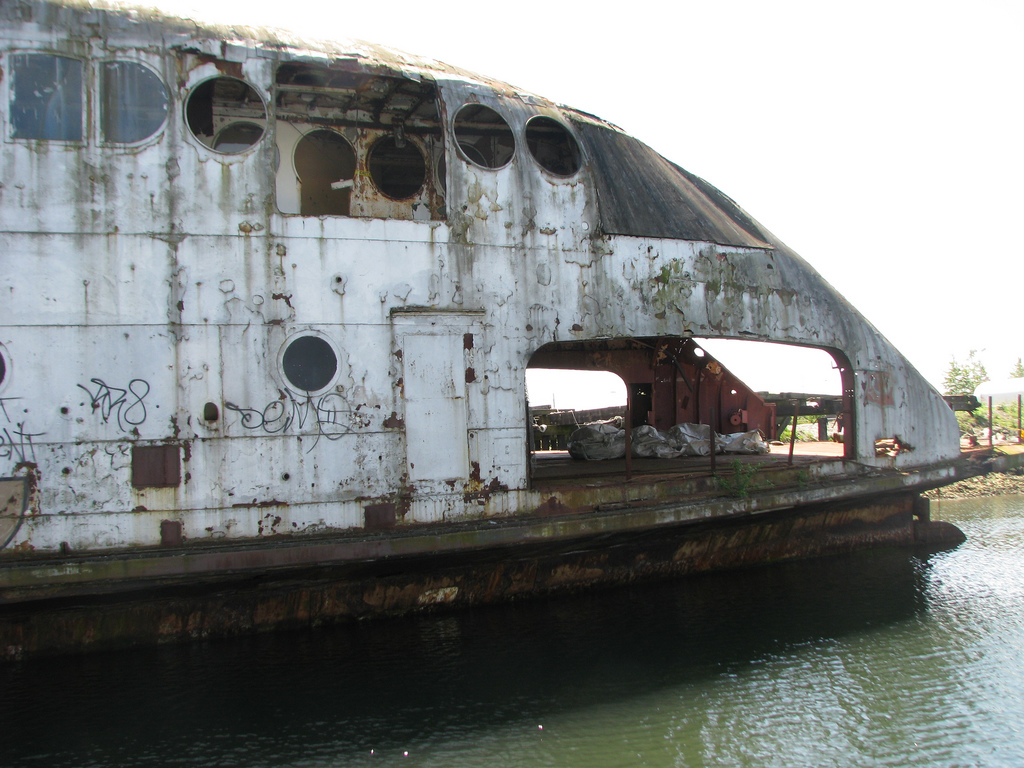 Deserted Places: The abandoned Kalakala streamliner ship