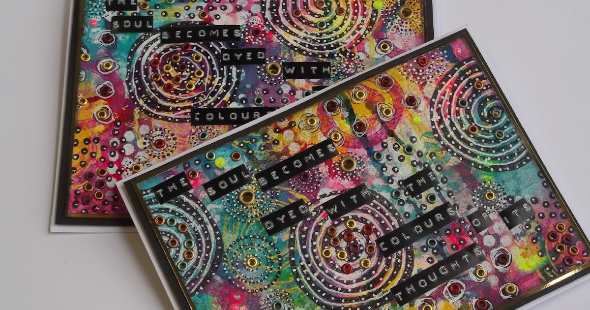 Kezzy's Crafty Journey: Bright and Funky Card