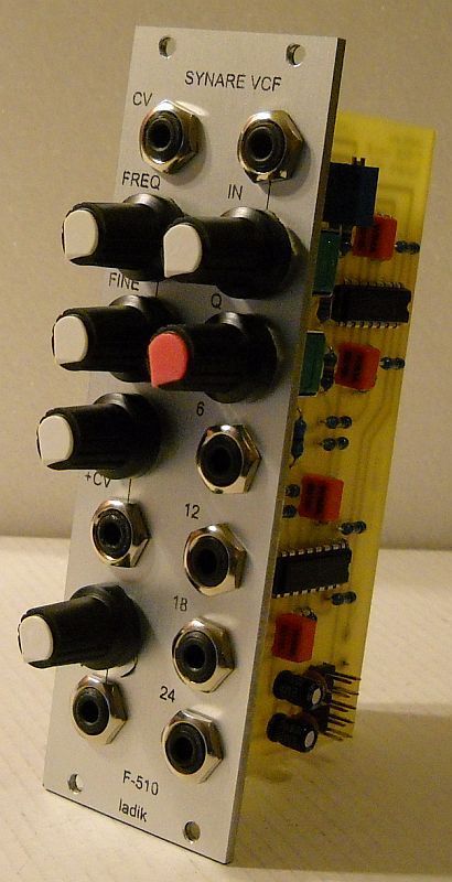 MATRIXSYNTH: Ladik F-510 Synare VCF LP Filter Eurorack Module