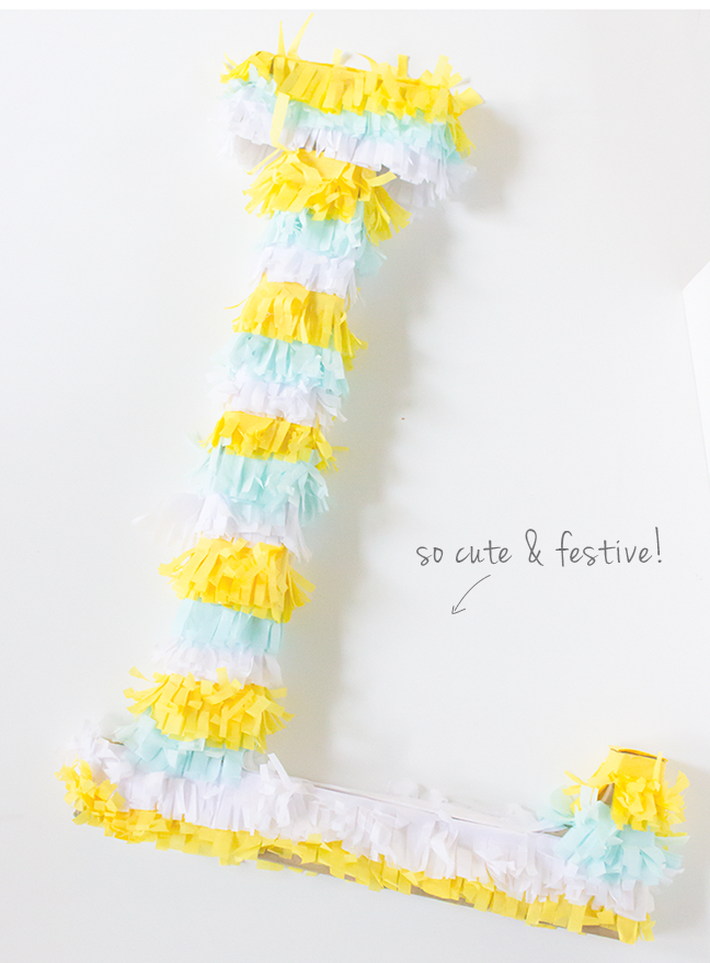 The Sorority Secrets: DIY Humongous Piñata Letters!