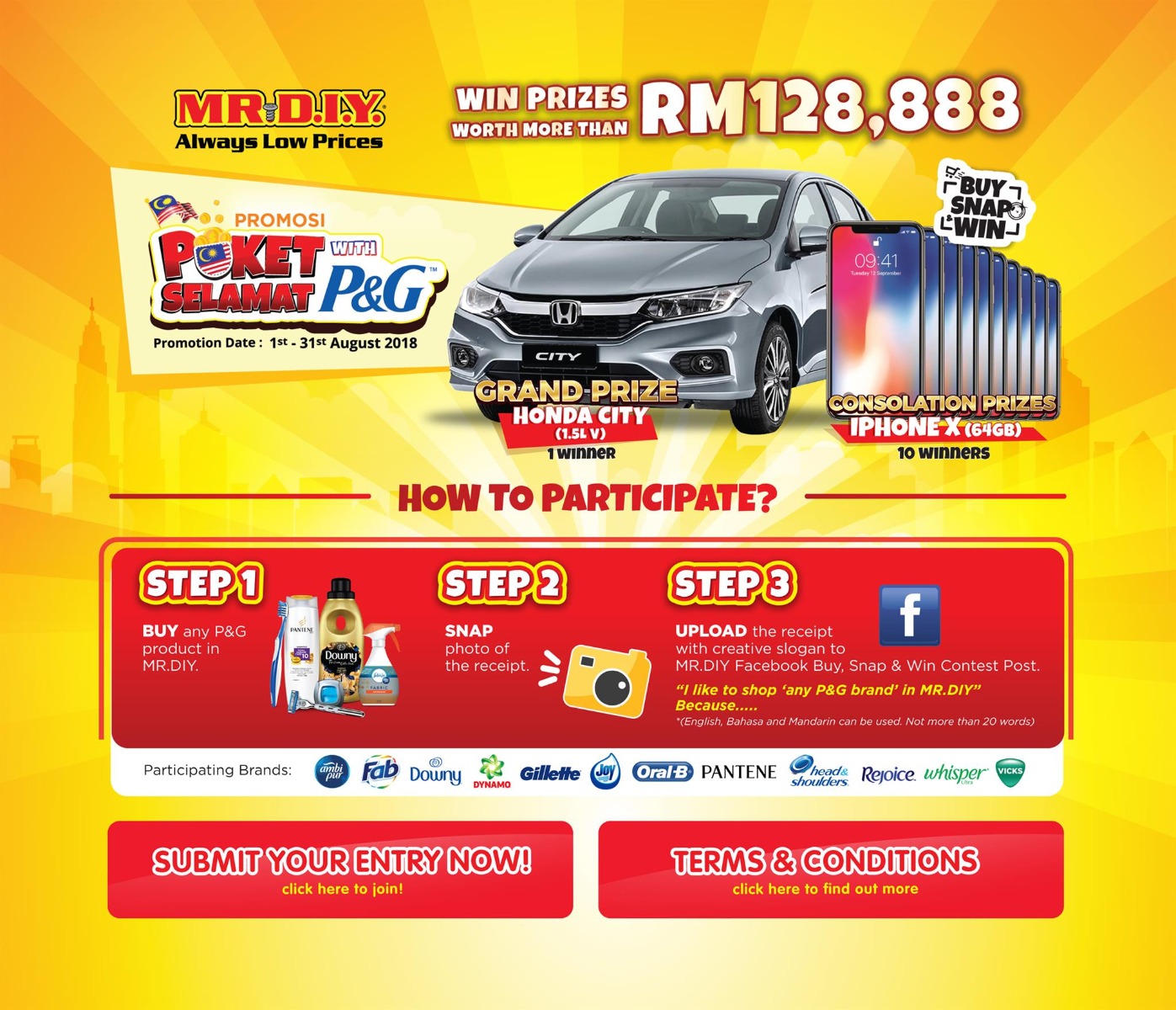 Mr DIY Buy, Snap and Win Contest 2018