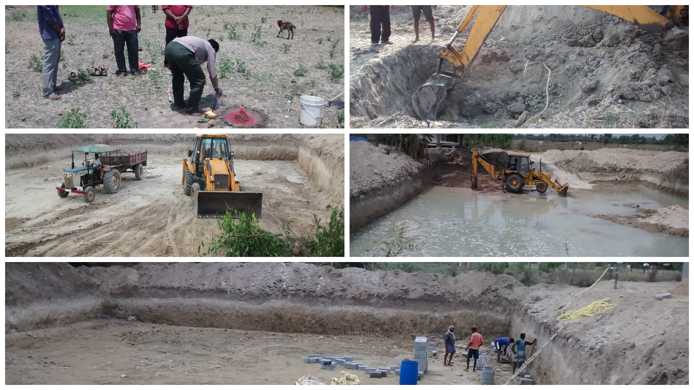 Freshry Farms Commercial Aquaponics: Pond Construction