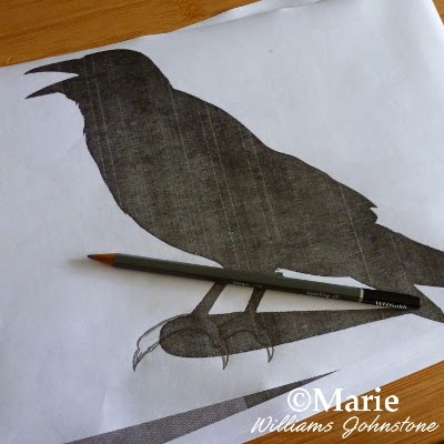 Black Crow Craft Cutouts for Halloween
