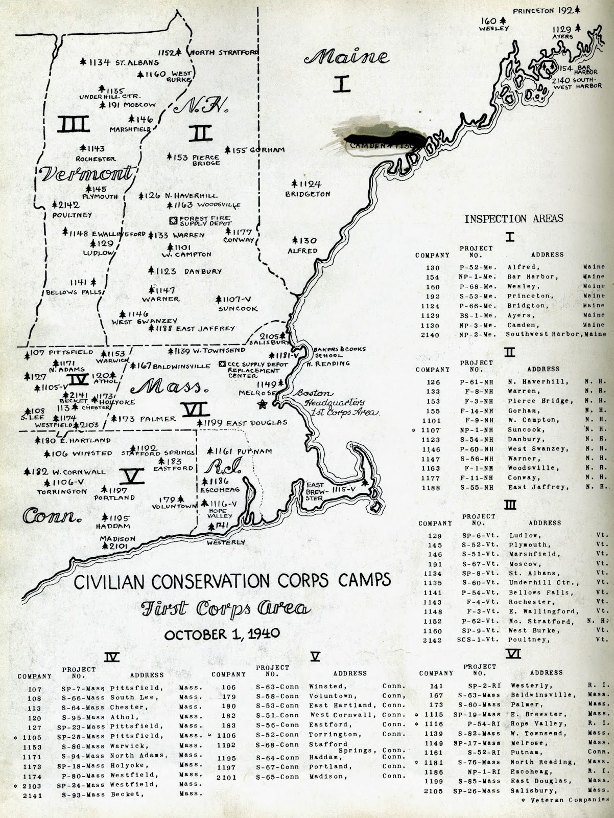 Civilian Conservation Corps Resource Page: State-By-State: Maine