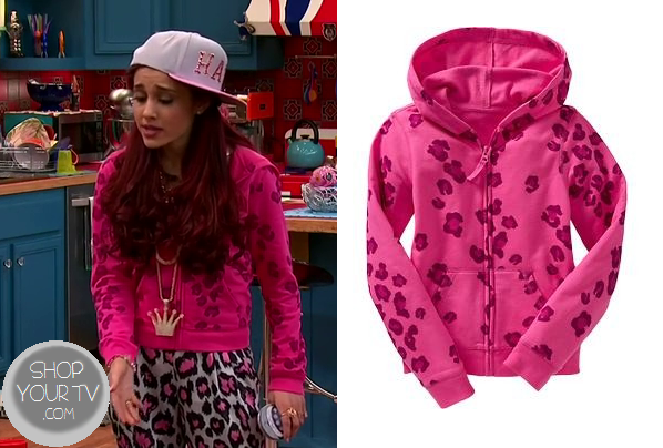 Sam & Cat: Season 1 Episode 16 Cat's Pink Leopard Print Sweater | Shop ...