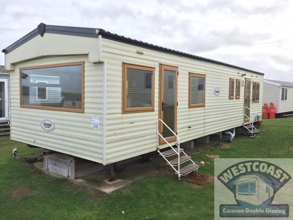Irish oak static caravan double glazing windows and doors in Devon and ...