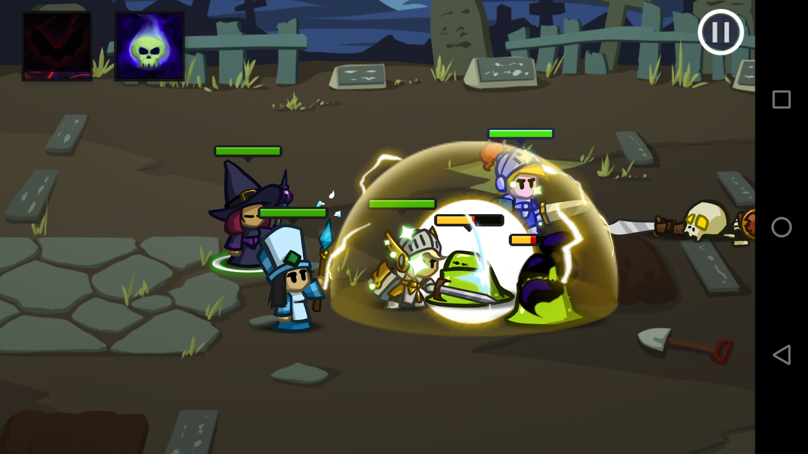 Battleheart is a fun RPG in a swipe to attack style that's addictive