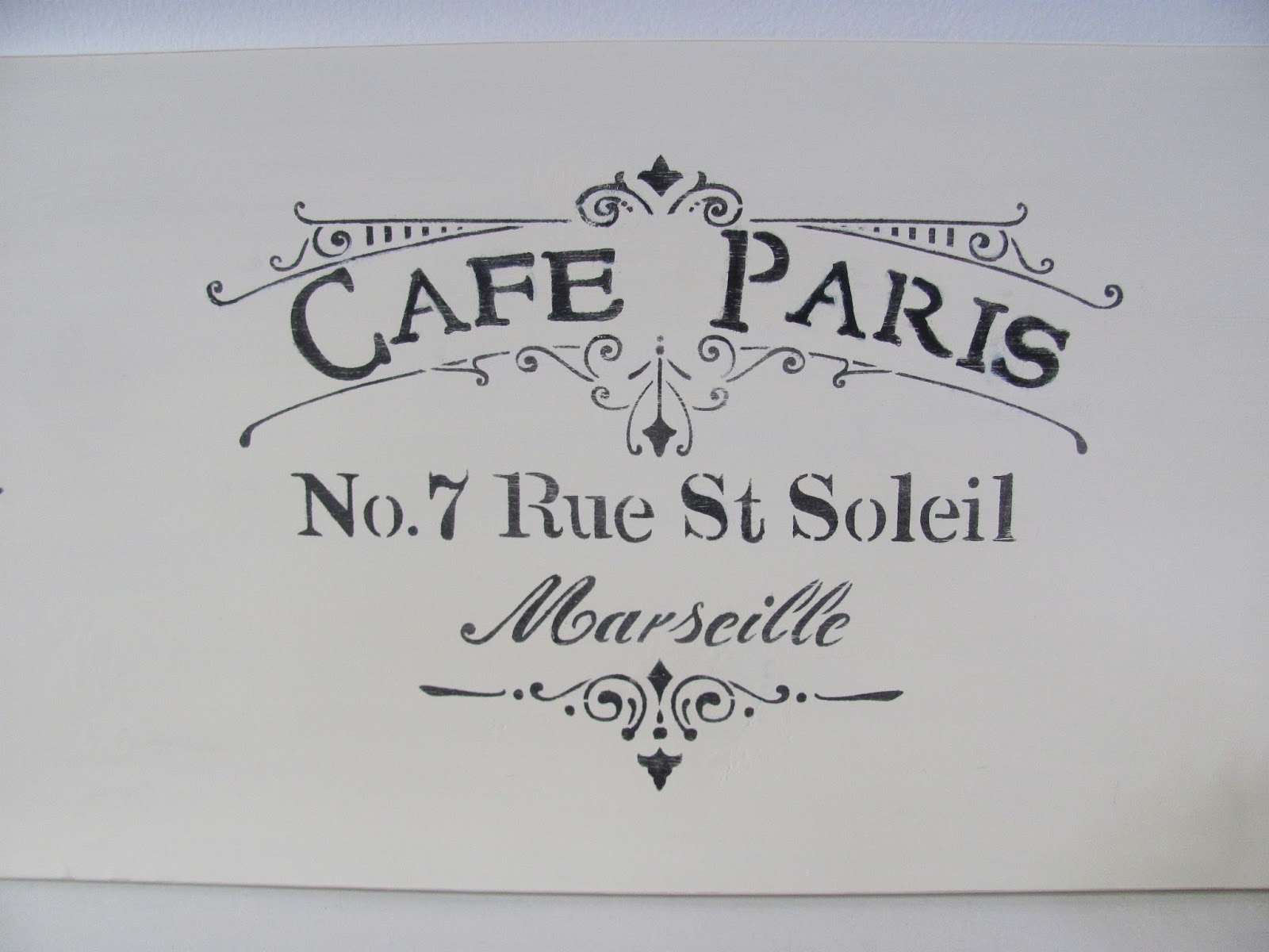 My Shabby Chateau: French Stenciled Signs
