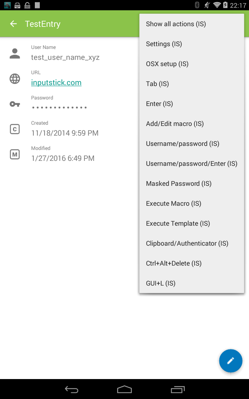 InputStick: KP2A plugin v1.13