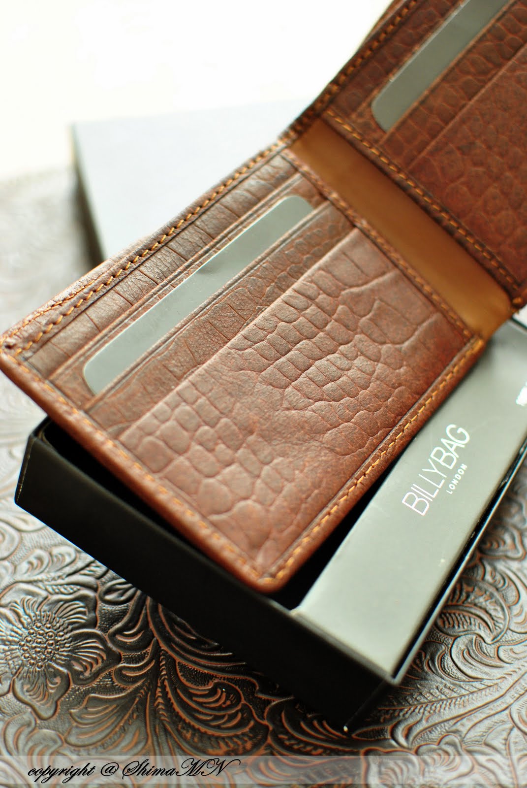 MaMa shop PaPa drop: MEN LEATHER WALLET *BILLY BAG LONDON*