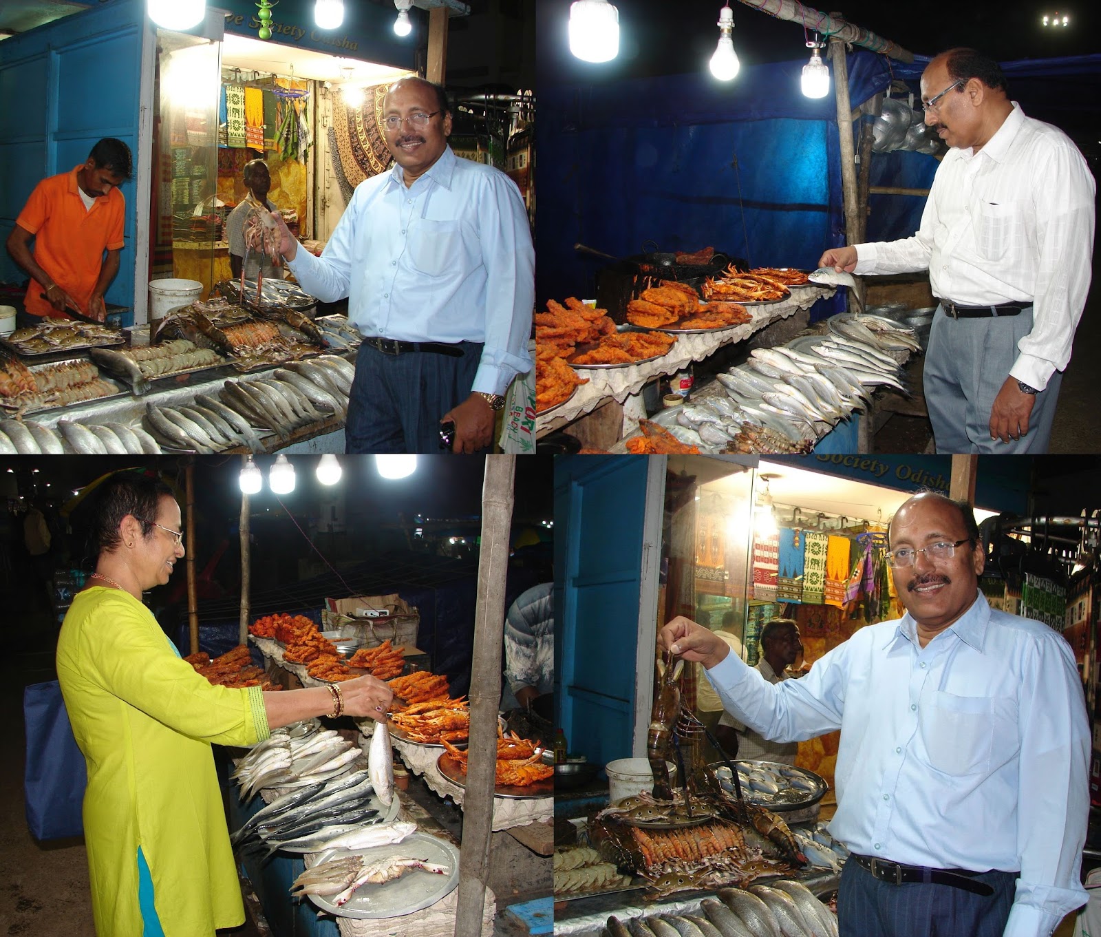 Raghu's column!: Seafood along Marine drive and the beach in Puri.