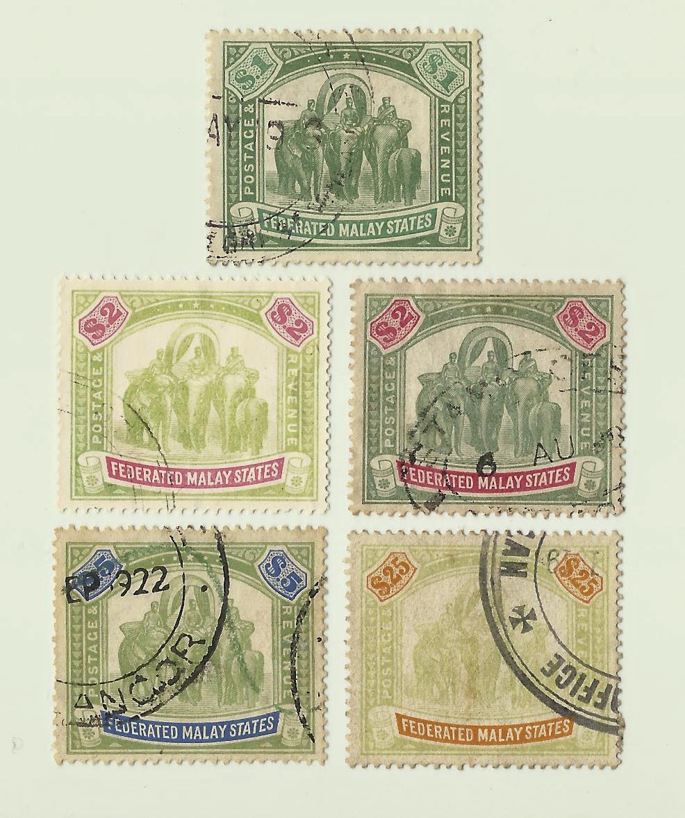 mizan matawang dan setem: Old Stamps Of British Malaya Under Federated ...