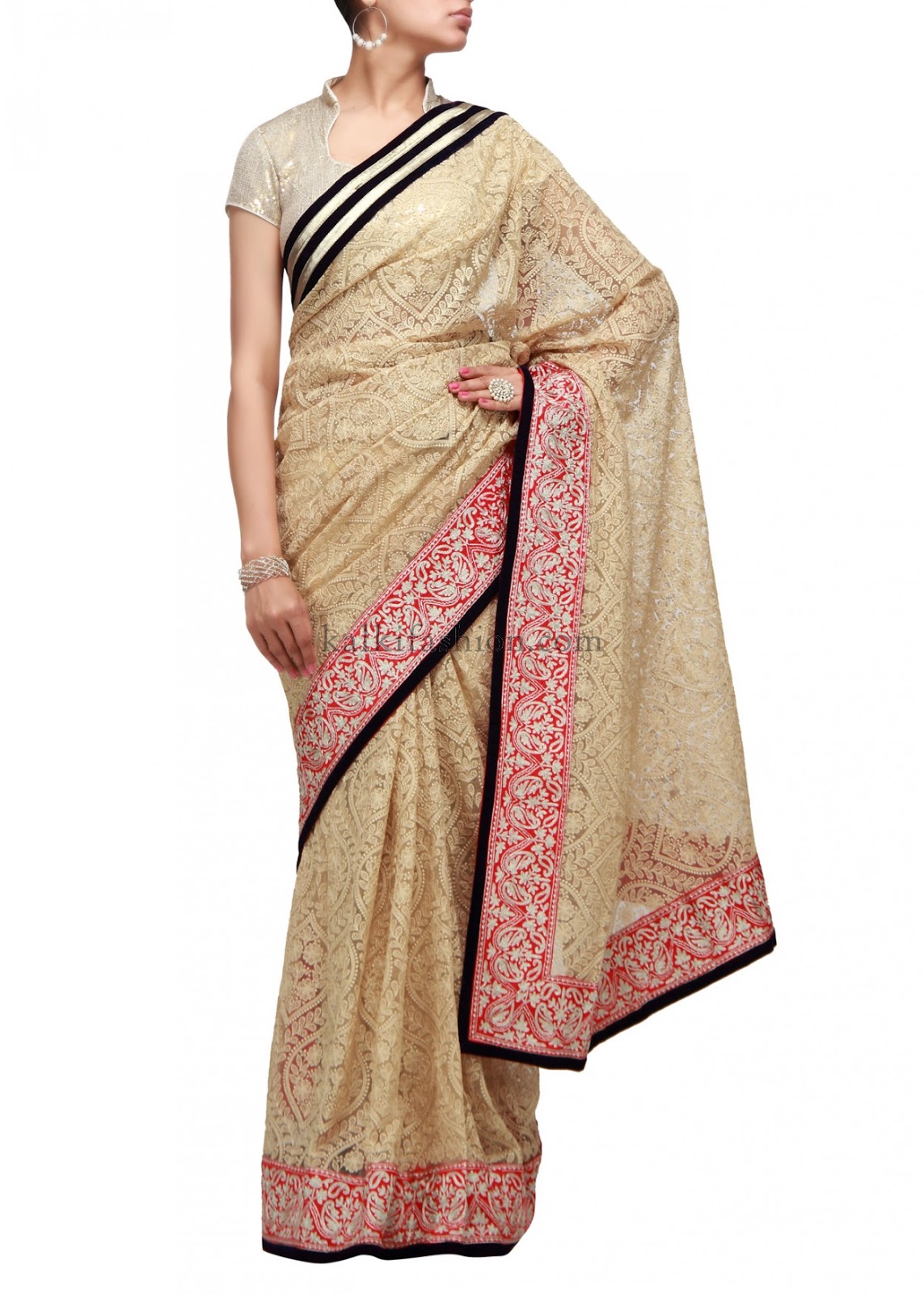 Lucknow Chikan Work Sarees - missy lovesx3