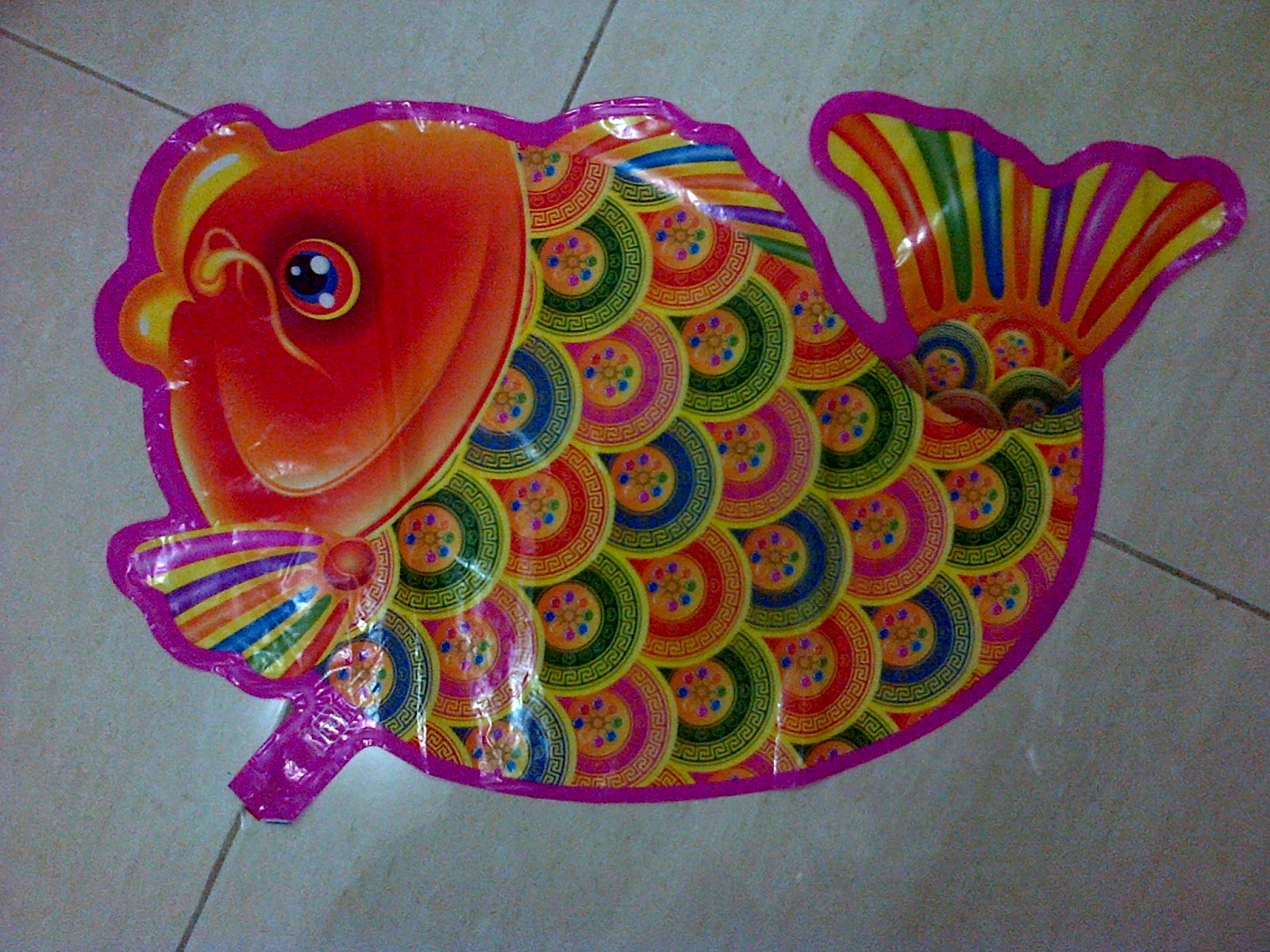Balon Character Ikan Mas Kecil - Anugerah Utama Toys