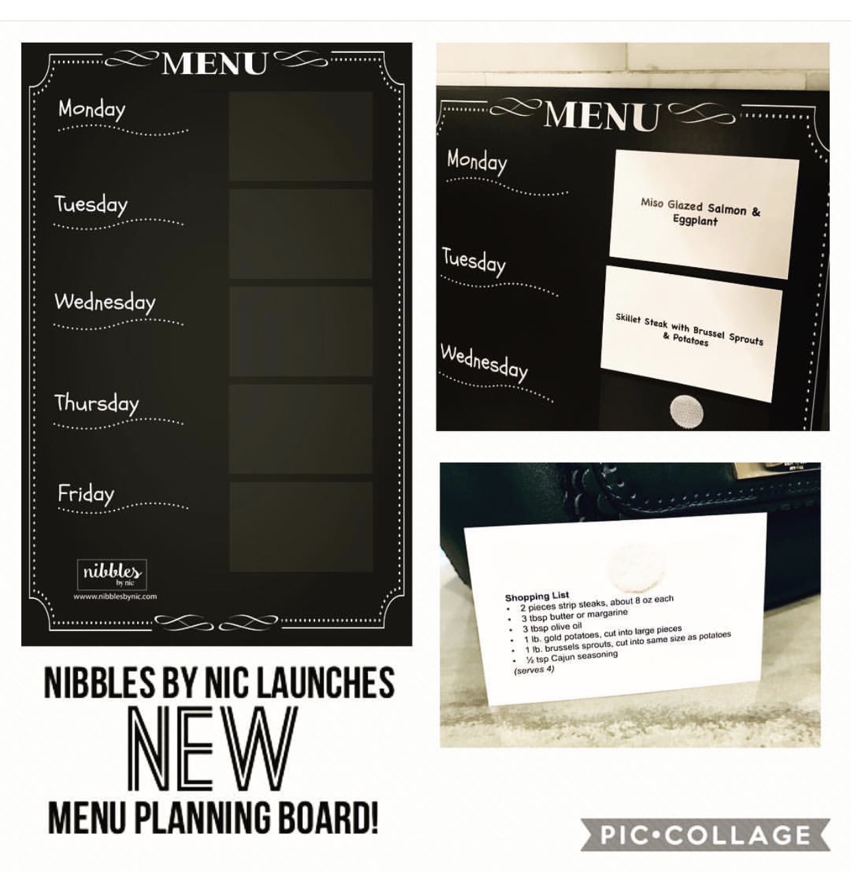 Use Nibbles by Nic's Menu to Meal Plan - Mommy's Block Party