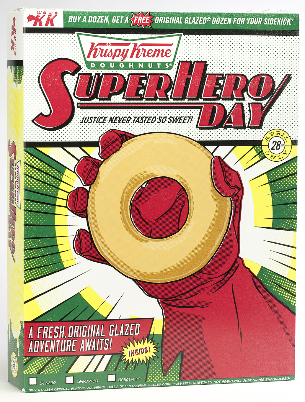 Krispy Kreme SuperHero Day Pack – Packaging Of The World