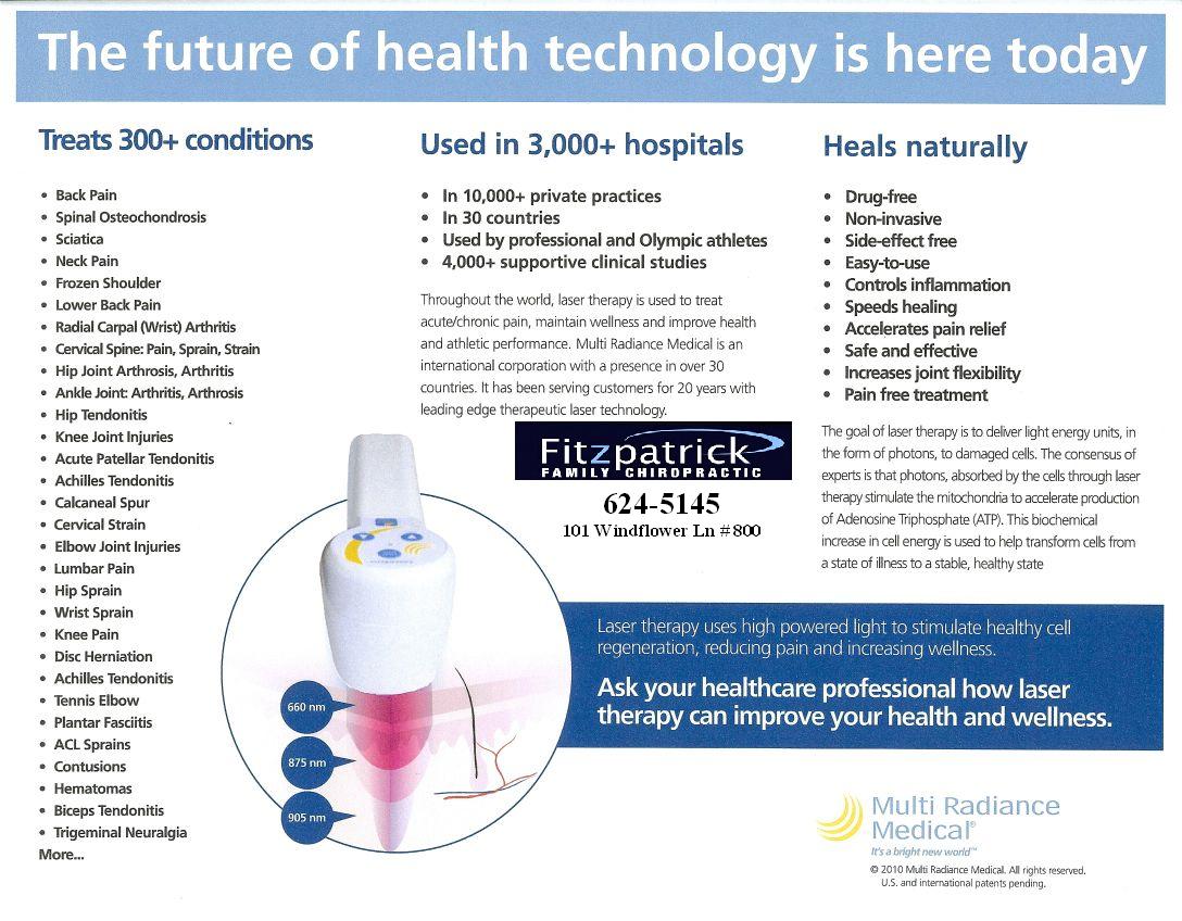 Fitzpatrick Family Chiropractic: Introducing Cold Laser Therapy