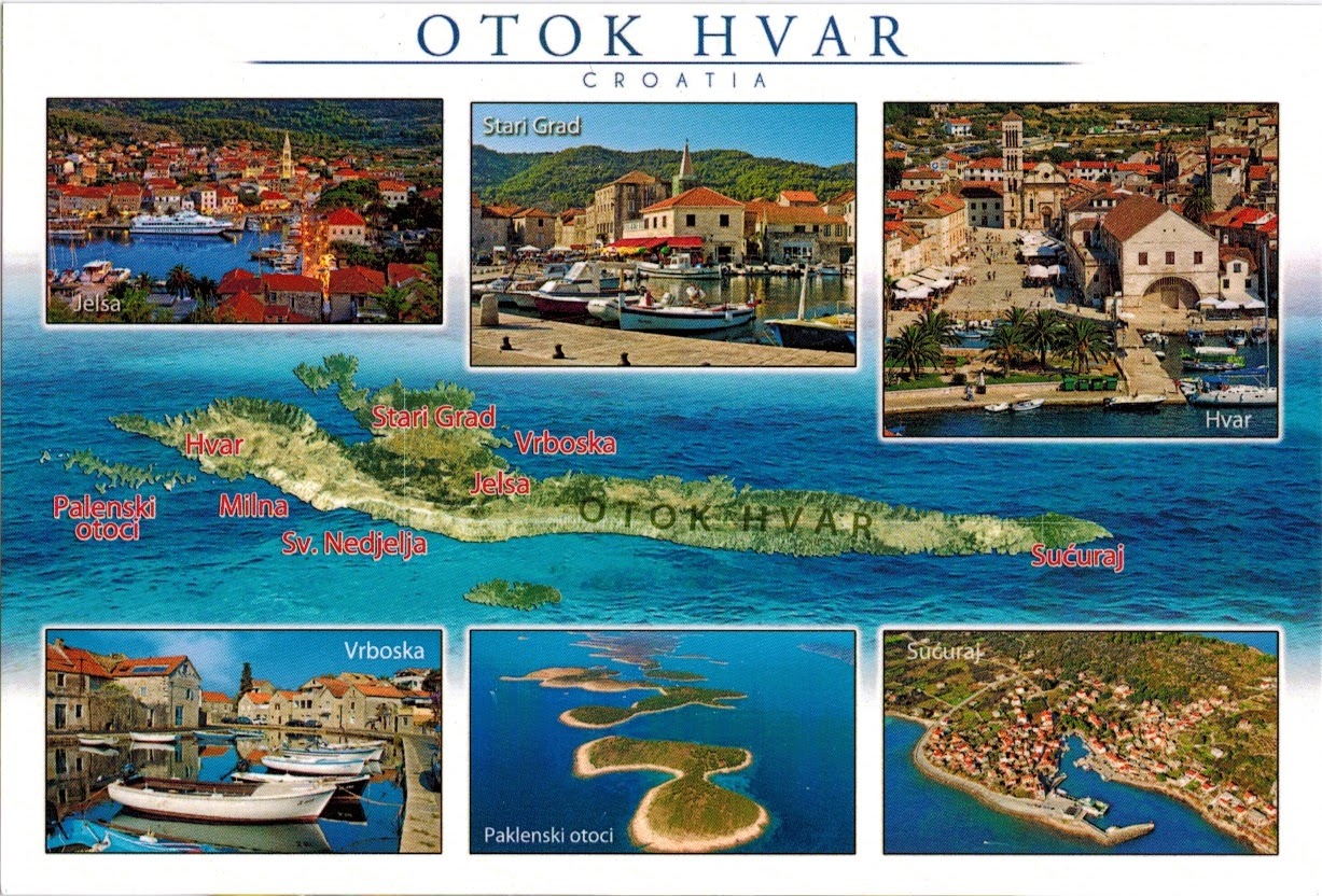 Map Cards - Hunting: 0379 Croatia - Island Hvar