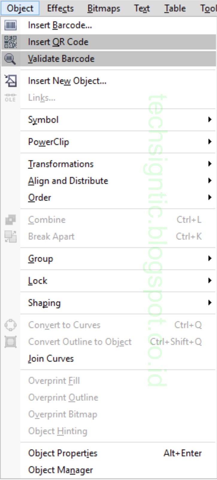 Pengenalan Dasar CorelDraw! Tool-tool pada Menu Bar - TechSigntic