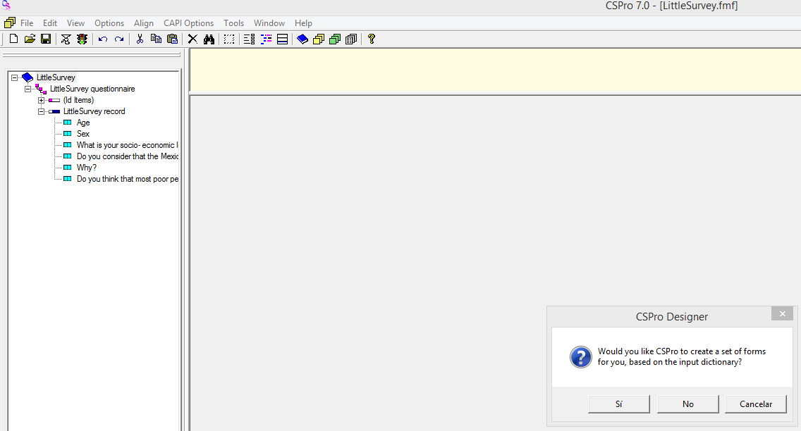 Generación de aplicaciones Android con CSPro (en inglés)
