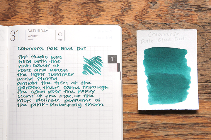 review: colorverse pale blue dot - ink between the teeth