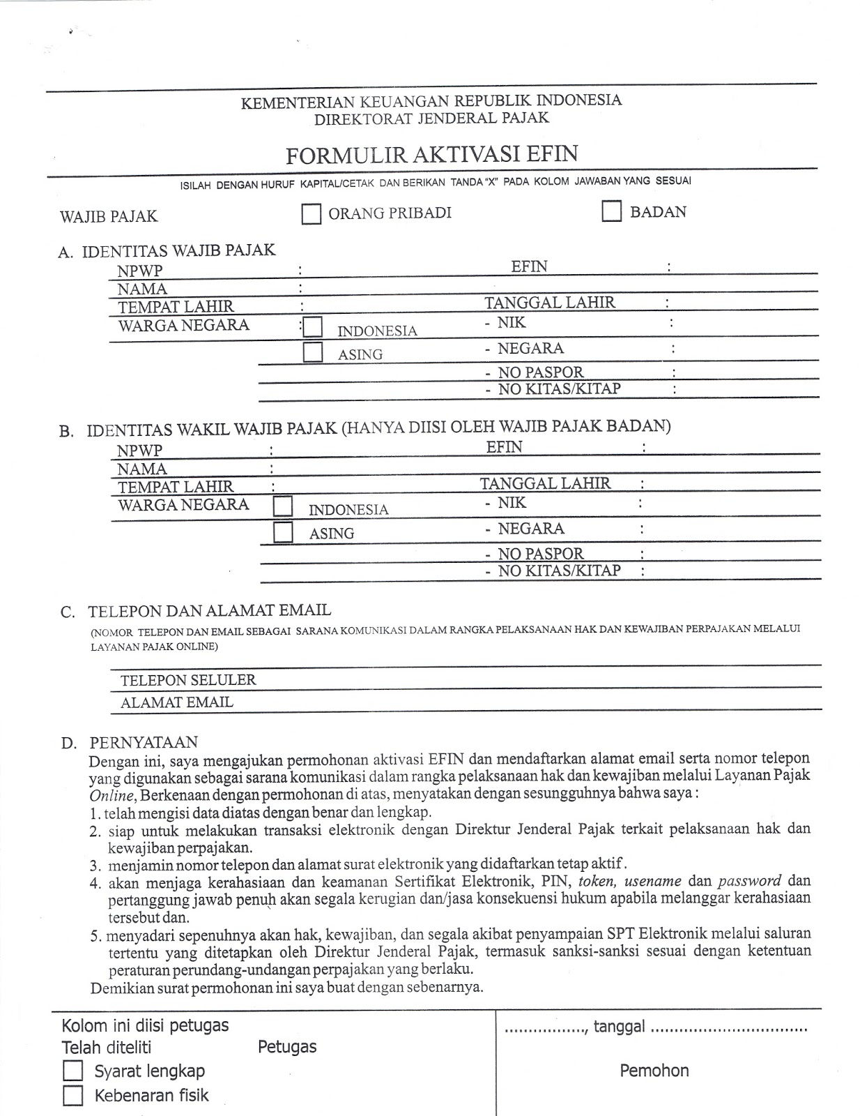 PENDIDIKAN MADRASAH: Pelaporan SPT Tahunan Pajak Penghasilan Melalui e ...