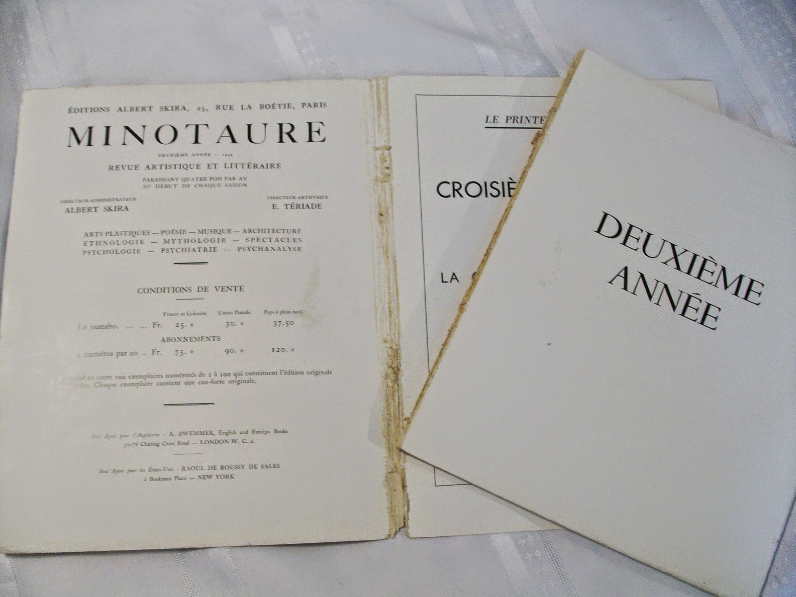 Minotaure Magazine Albert Skira 1933-39