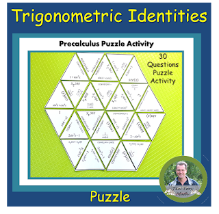 Trig Identities Activity ~ TenTors Math Teacher Resources