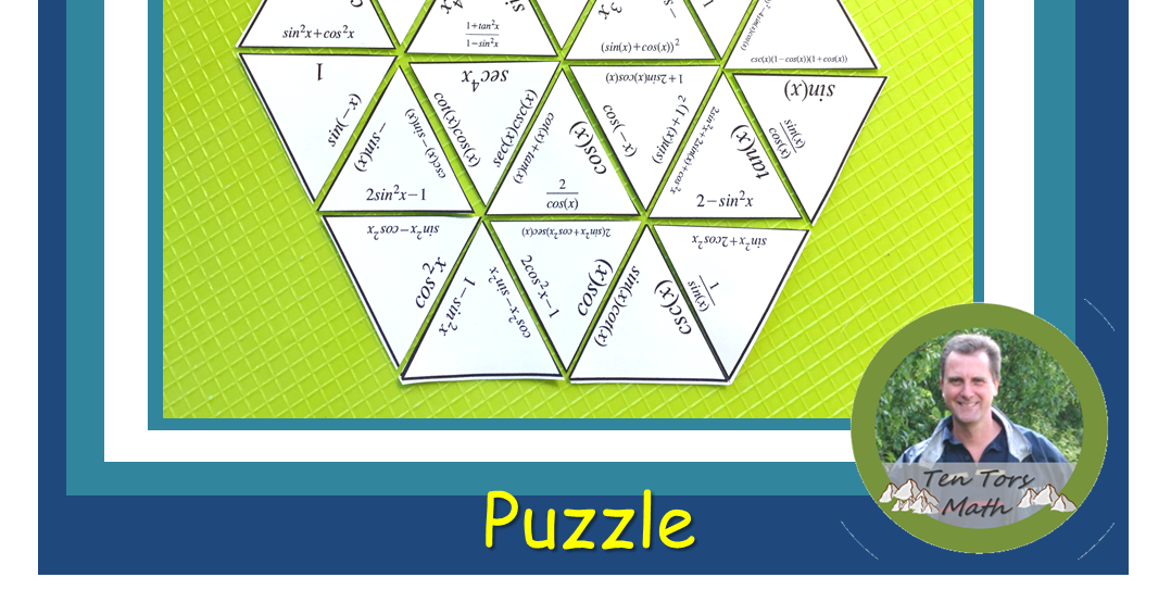 Trig Identities Activity ~ TenTors Math Teacher Resources