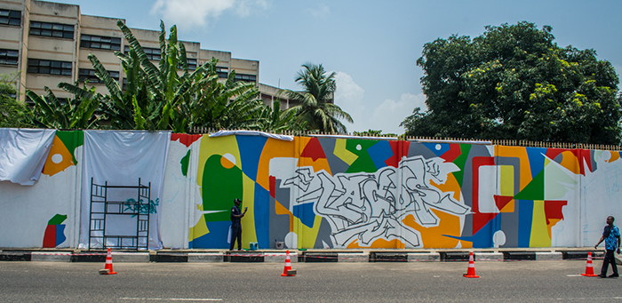 Lagos gets a new make over from Graffiti Artist, Osa Seven!