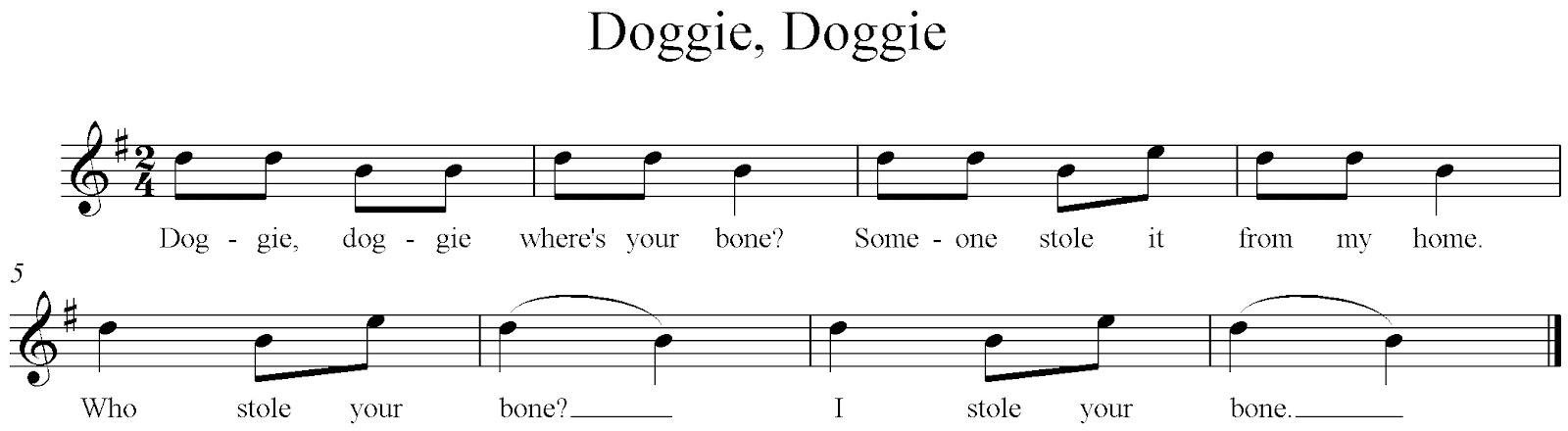 Doggie Doggie Decoding - Music a la Abbott - Amy Abbott - Kodály ...