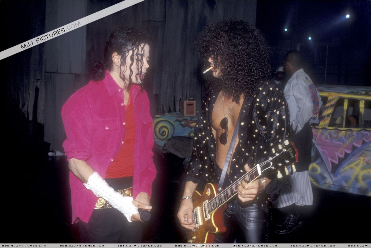 [FOTOS] Michael Jackson e Slash MTV 10th Anniversary - 27 de novembro ...