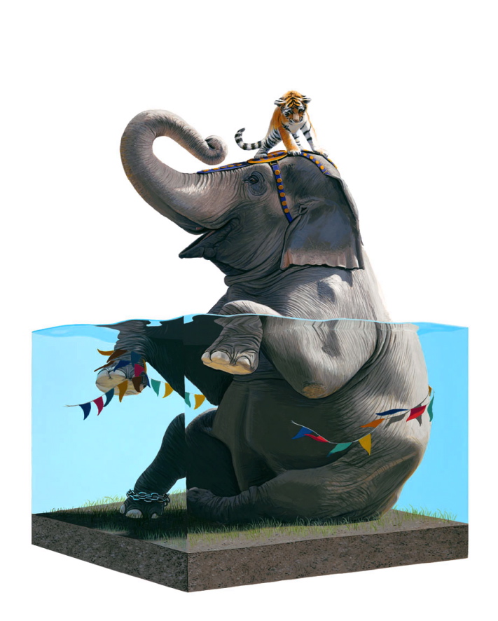 Josh Keyes | El Dado del Arte