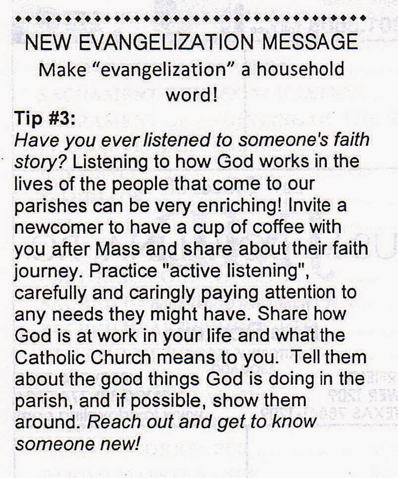 September 28, 2014: Sacred Heart Parish Bulletin Announcements * RCIA ...